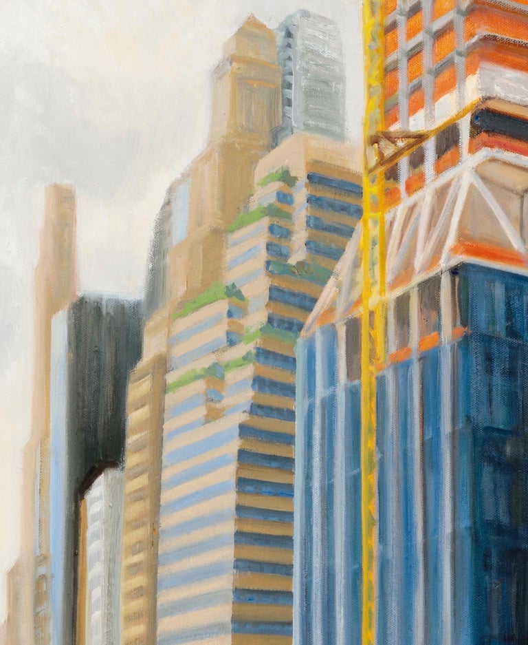 Gwyneth Leech - 425 Park, Concrete Core Rising, impressionist ...