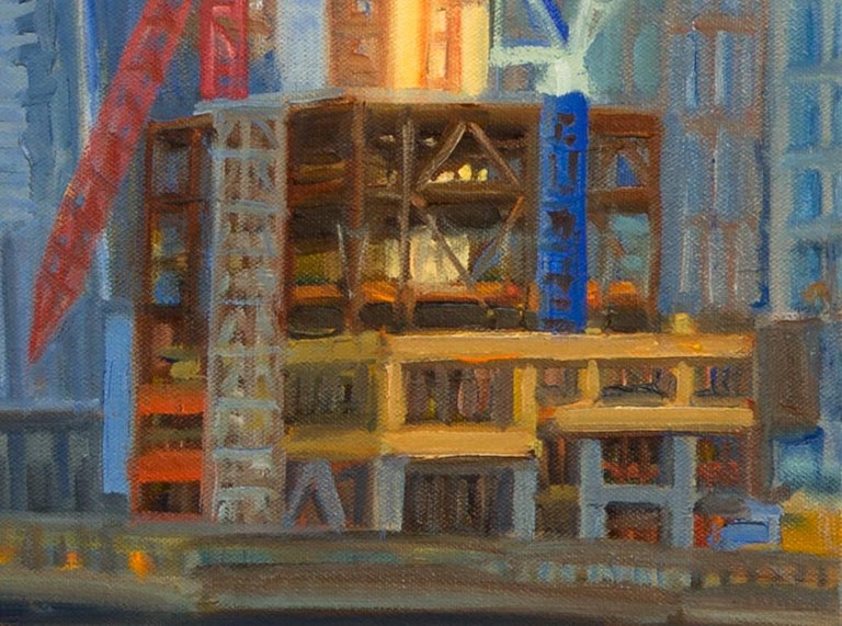 Gwyneth Leech - Hudson Yards, September Morning, Impressionist ...