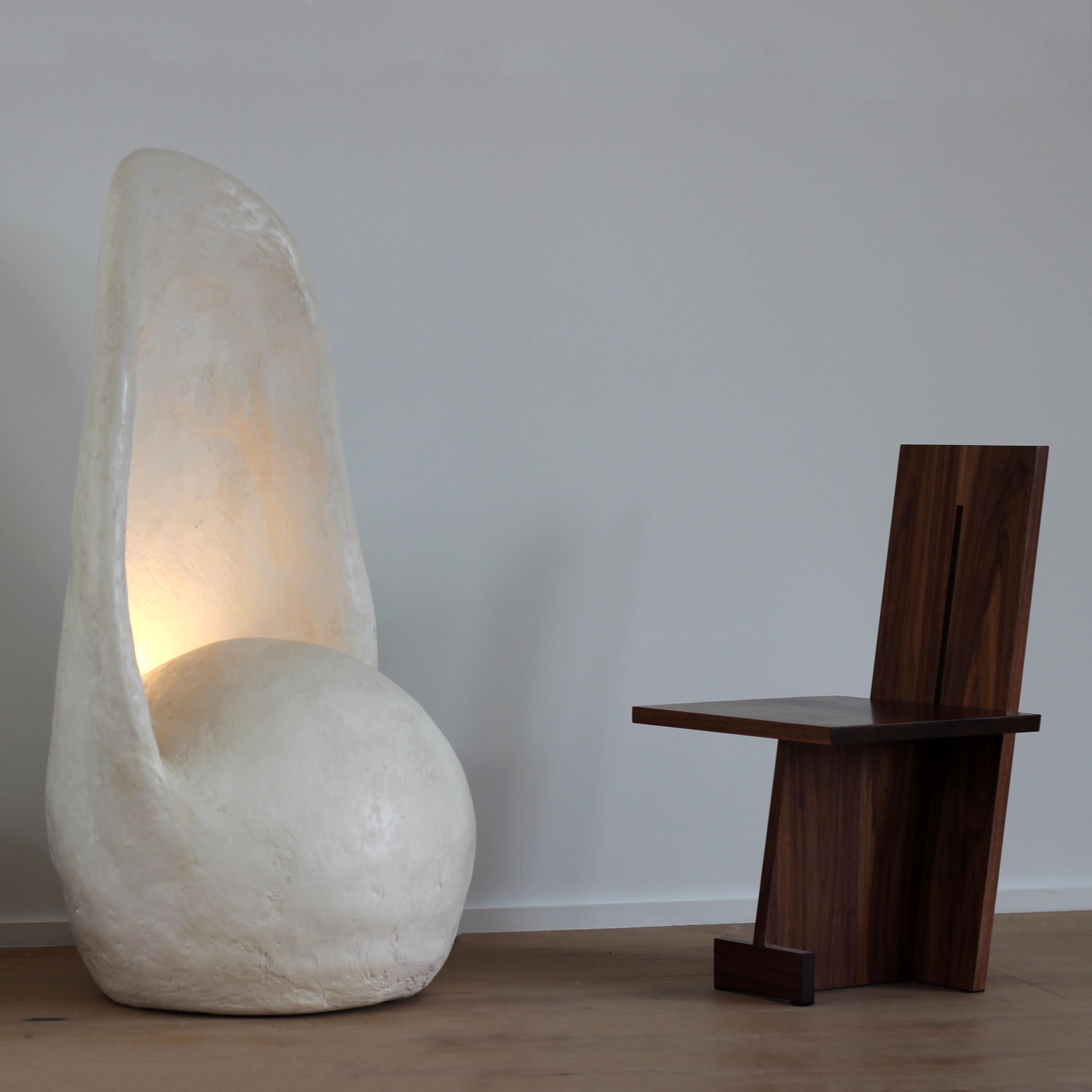 Gypsum Floor Lamp by Mike Ruiz-Serra For Sale at 1stDibs
