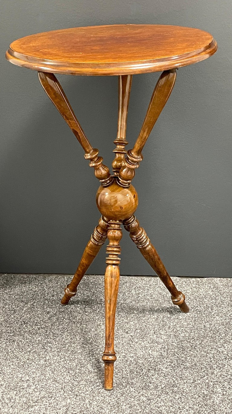 Gypsy Style Wine or Side Table, Antique German, 1900s For Sale at 1stDibs