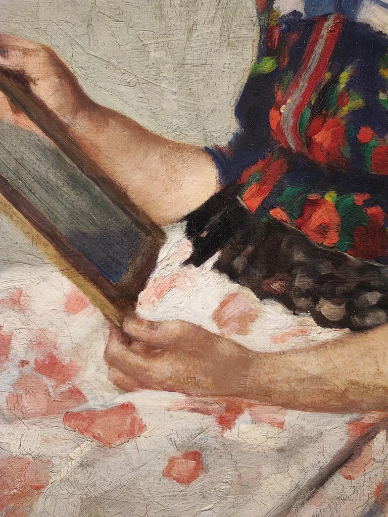 Gyula Kovàcs - Young hungarian woman with makeup For Sale at 1stDibs