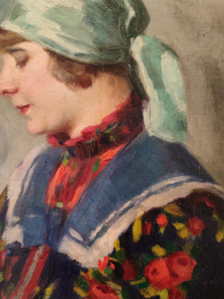 Gyula Kovàcs - Young hungarian woman with makeup For Sale at 1stDibs