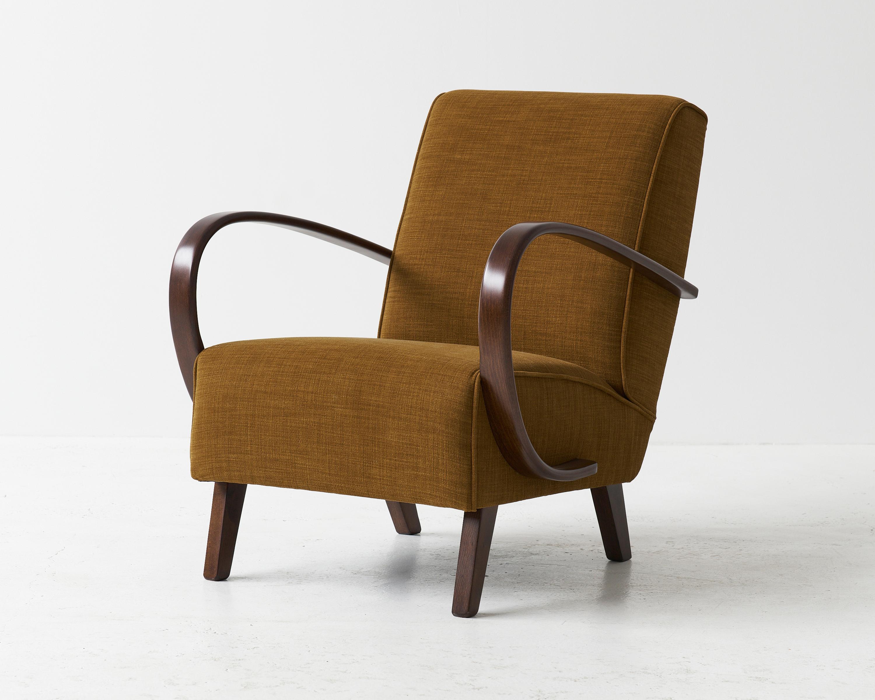 H-410 Armchair by Jindřich Halabala, 1930s For Sale at 1stDibs