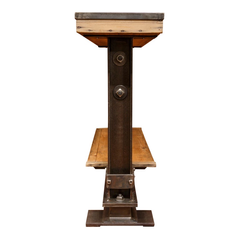 H Beam Core Table For Sale at 1stDibs