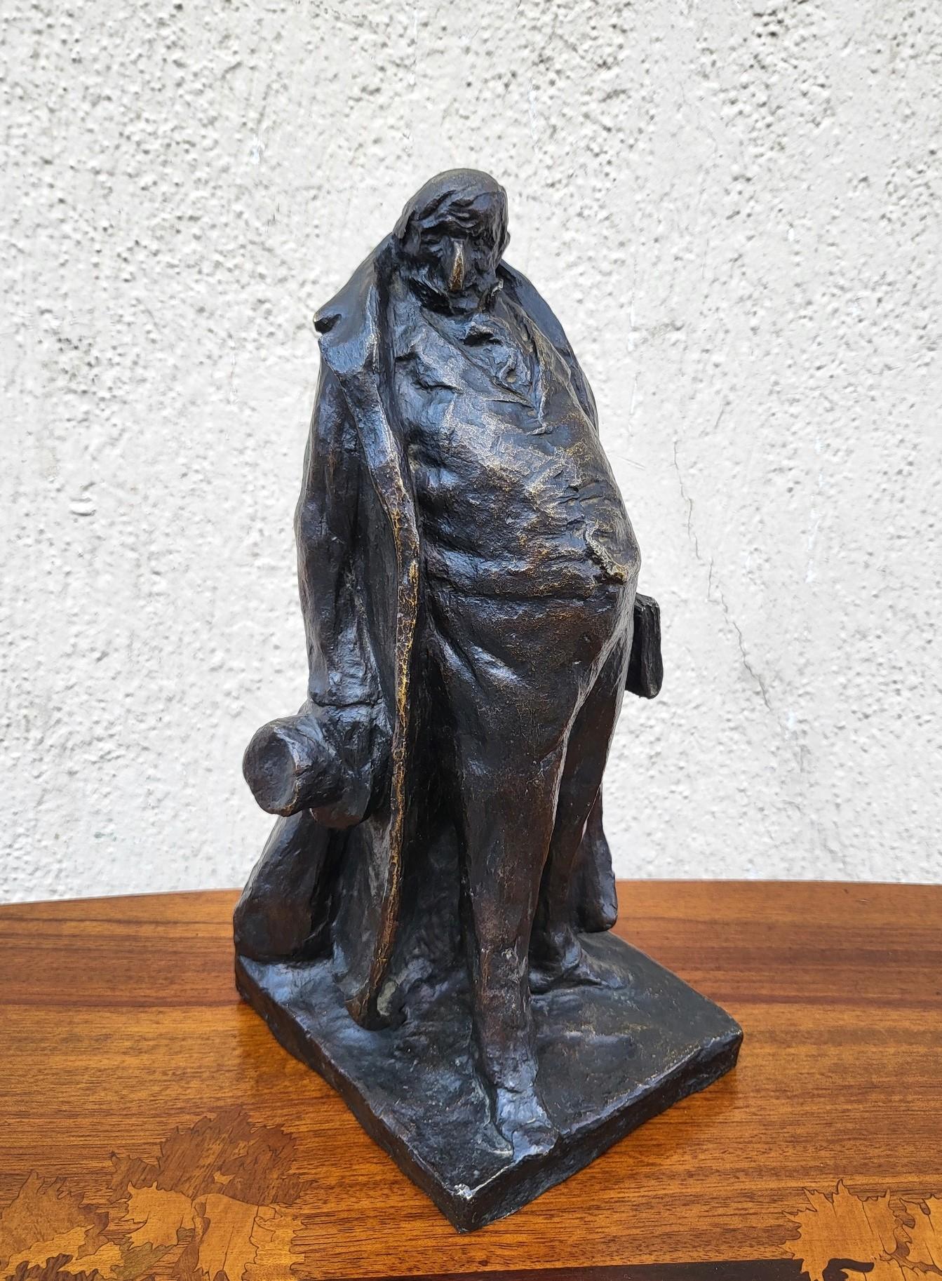 H Daumier- Valsuani, Le Baron d'Argout, Sculpture en bronze, début du ...