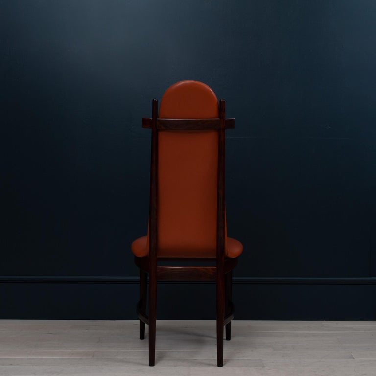 H Frame High Back Chair For Sale at 1stDibs