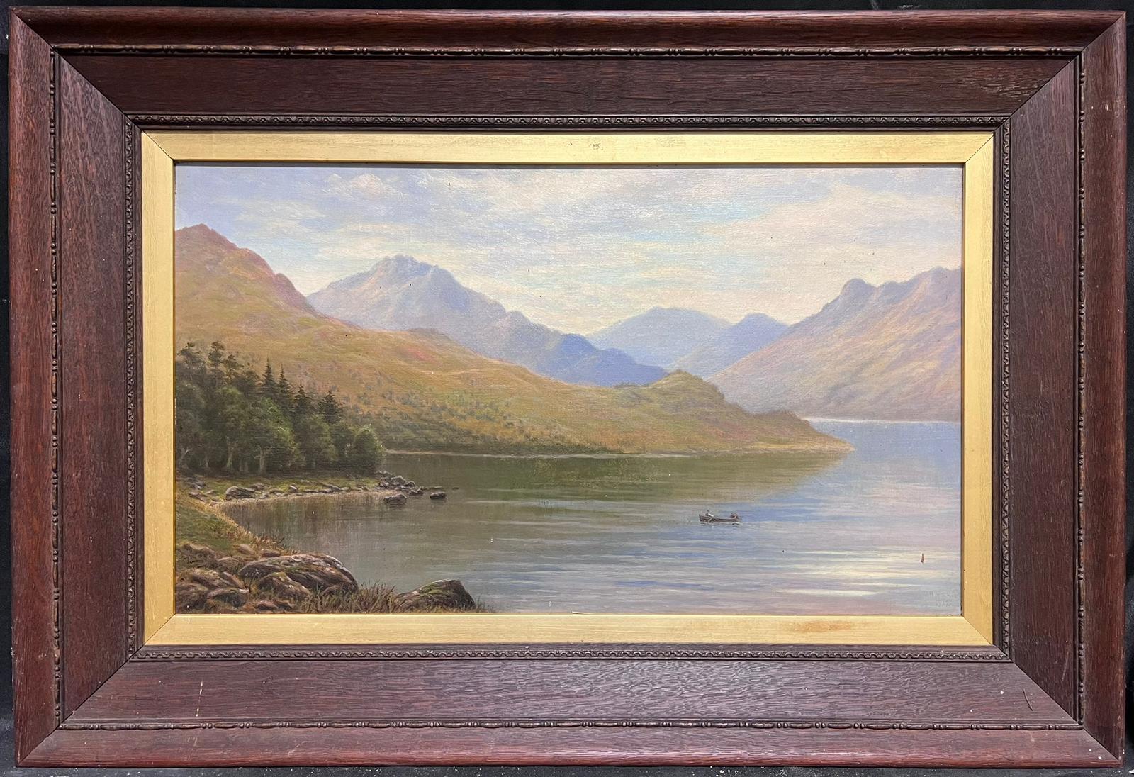 H. Kindersley - Loch Lomond Scotland Antique Signed Oil Painting on ...