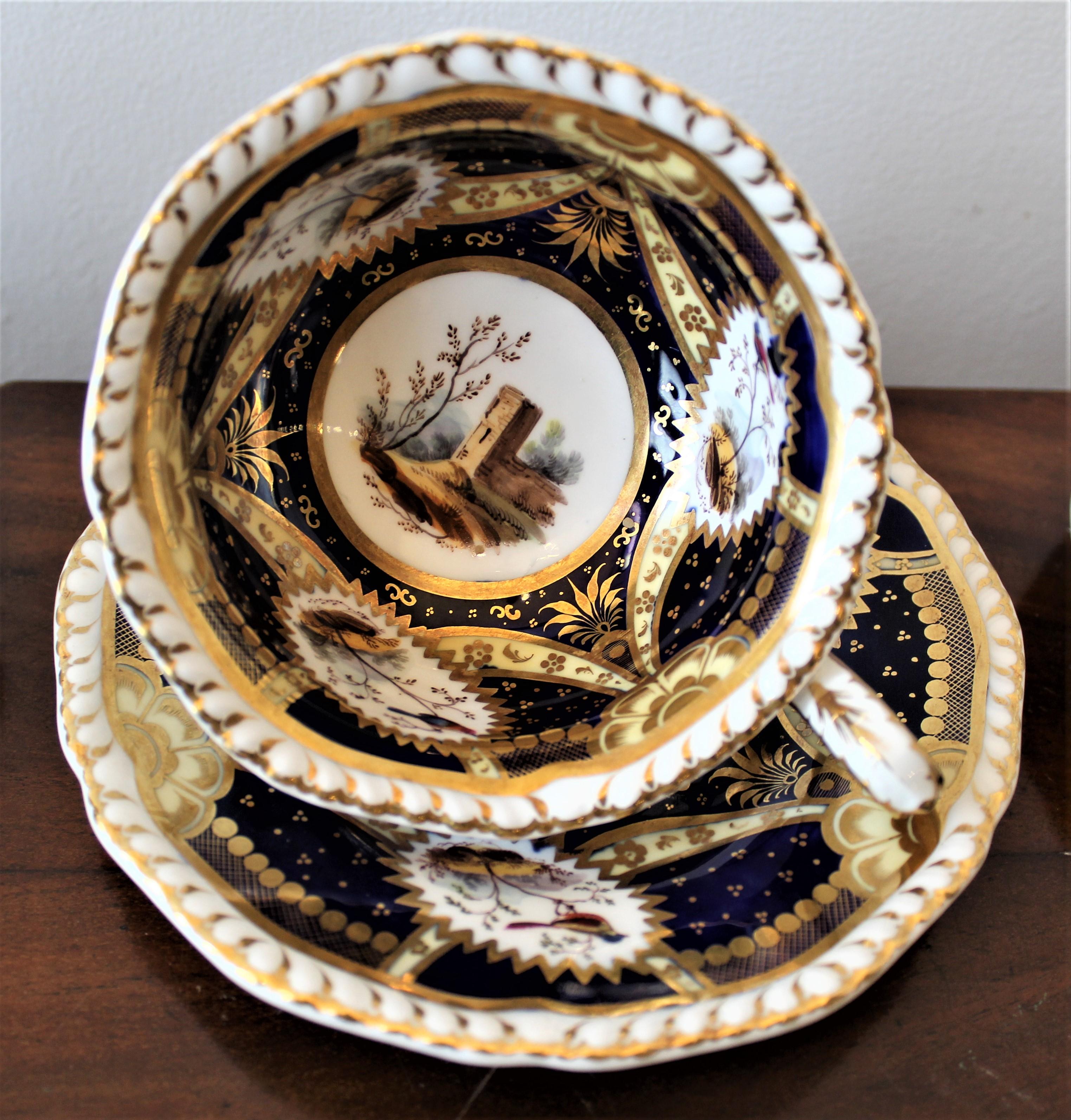 H and R Daniel Hand Pained Porcelain Tea or Coffee Set at 1stDibs | h ...