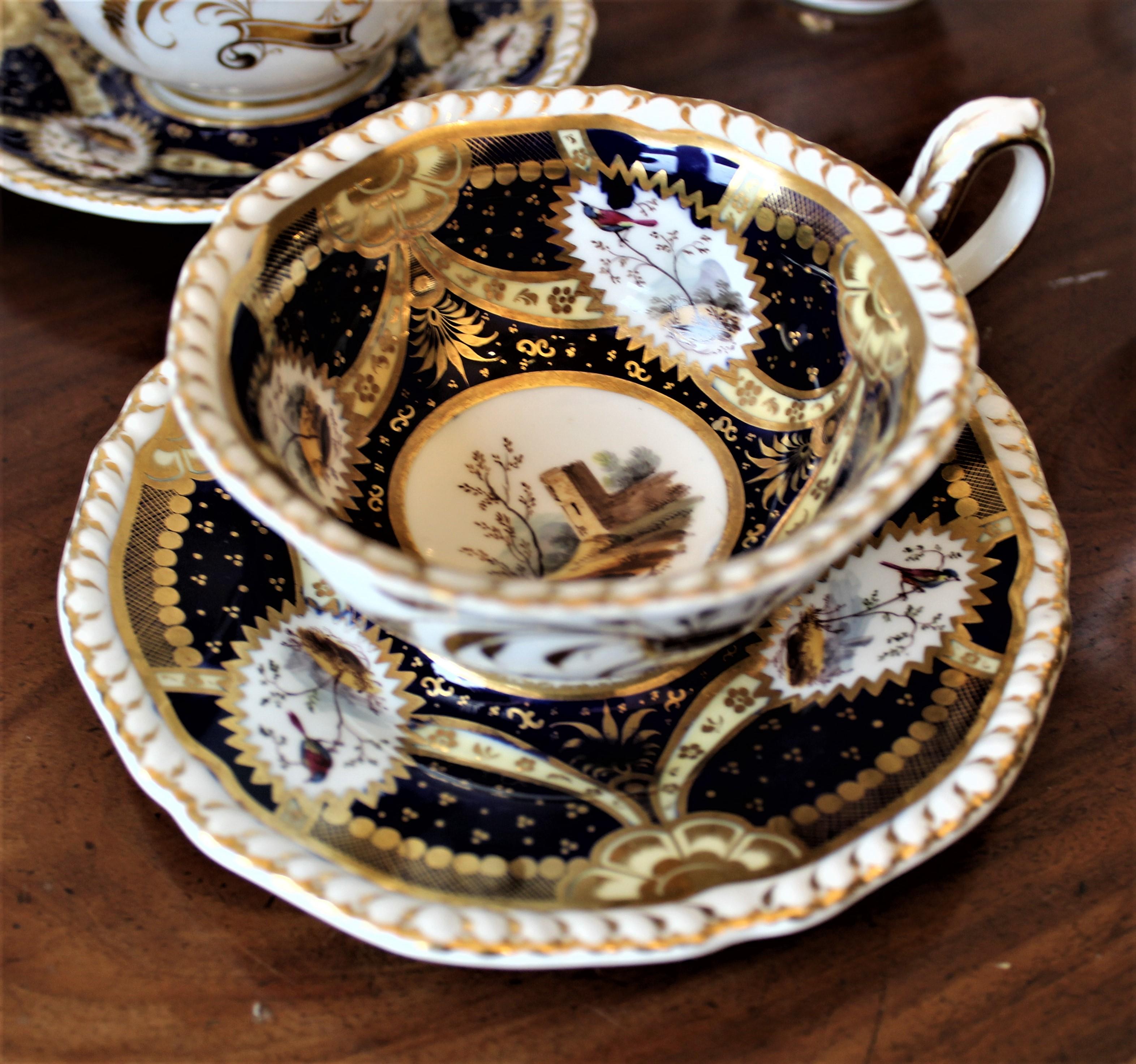 H and R Daniel Hand Pained Porcelain Tea or Coffee Set at 1stDibs | h ...