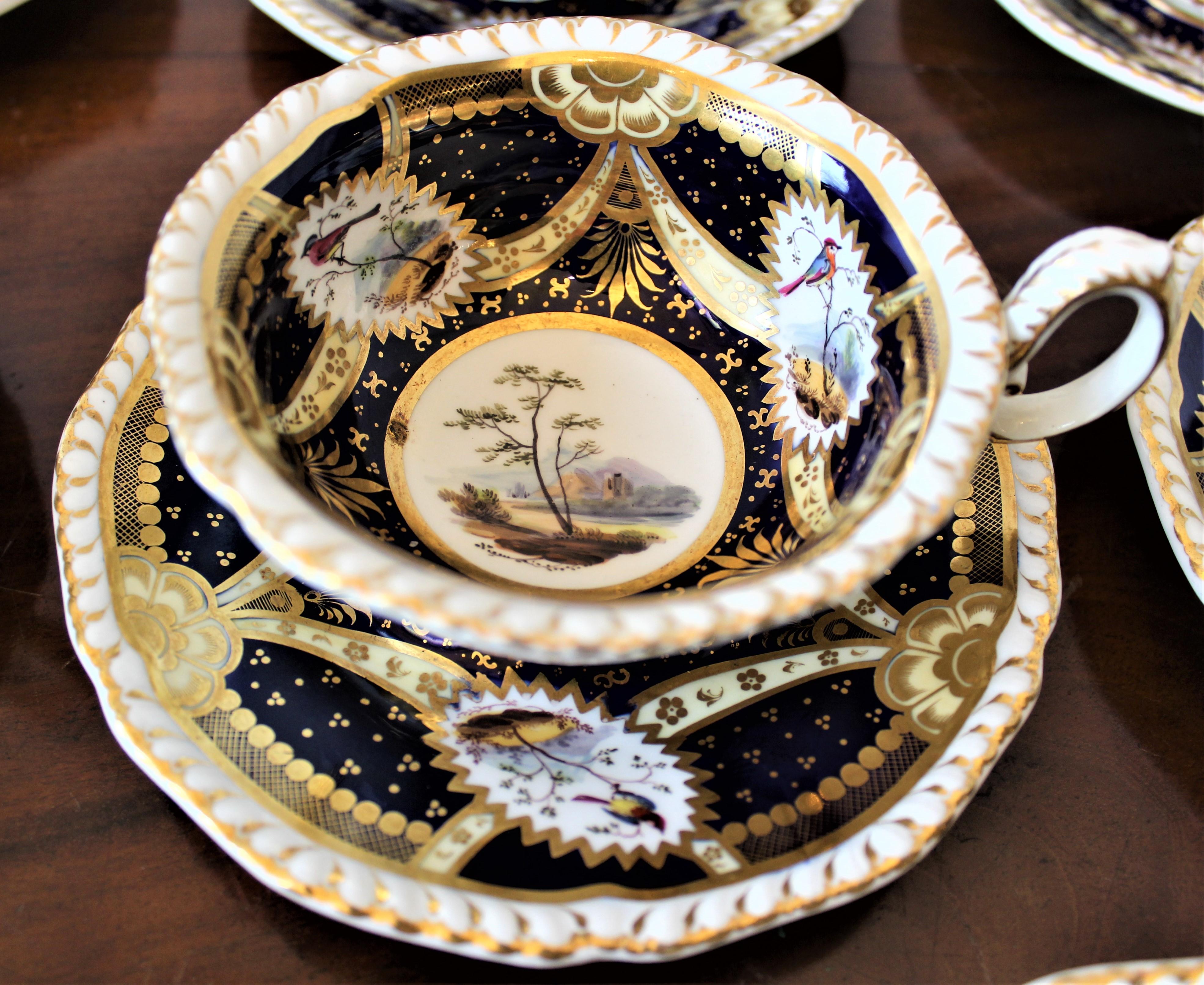 H and R Daniel Hand Pained Porcelain Tea or Coffee Set at 1stDibs | h ...