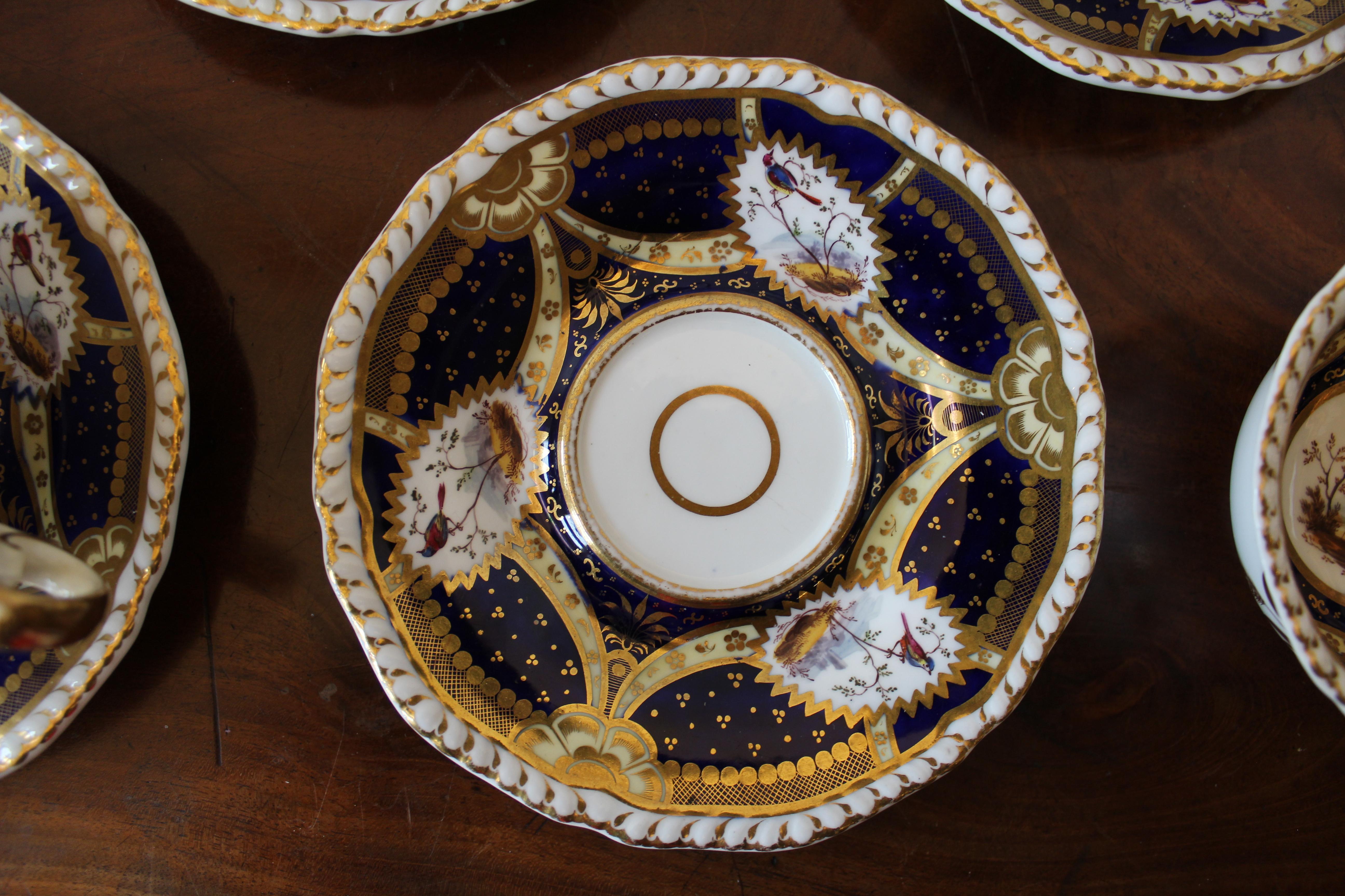 H and R Daniel Hand Pained Porcelain Tea or Coffee Set at 1stDibs | h ...