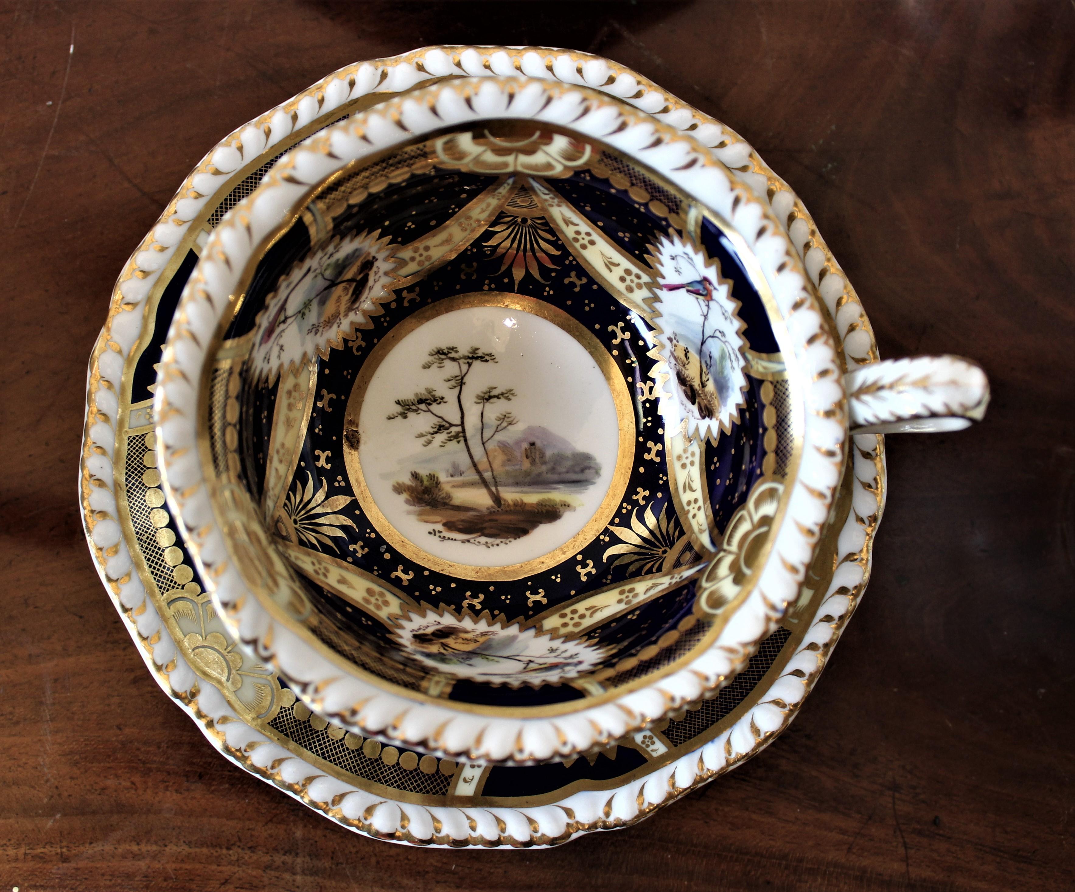 H and R Daniel Hand Pained Porcelain Tea or Coffee Set at 1stDibs | h ...