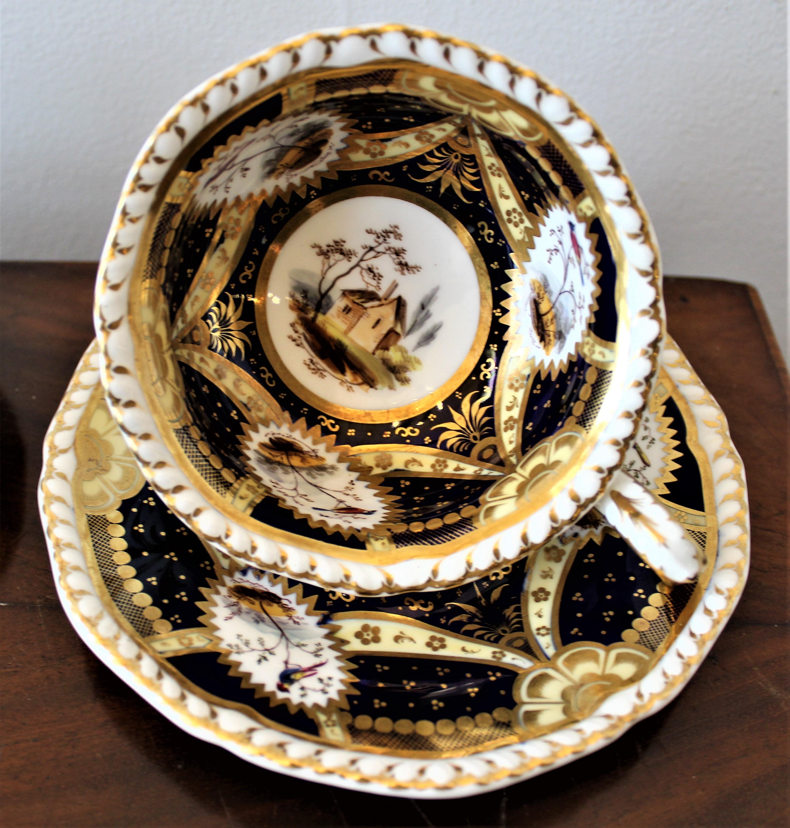H and R Daniel Hand Pained Porcelain Tea or Coffee Set at 1stDibs | h ...