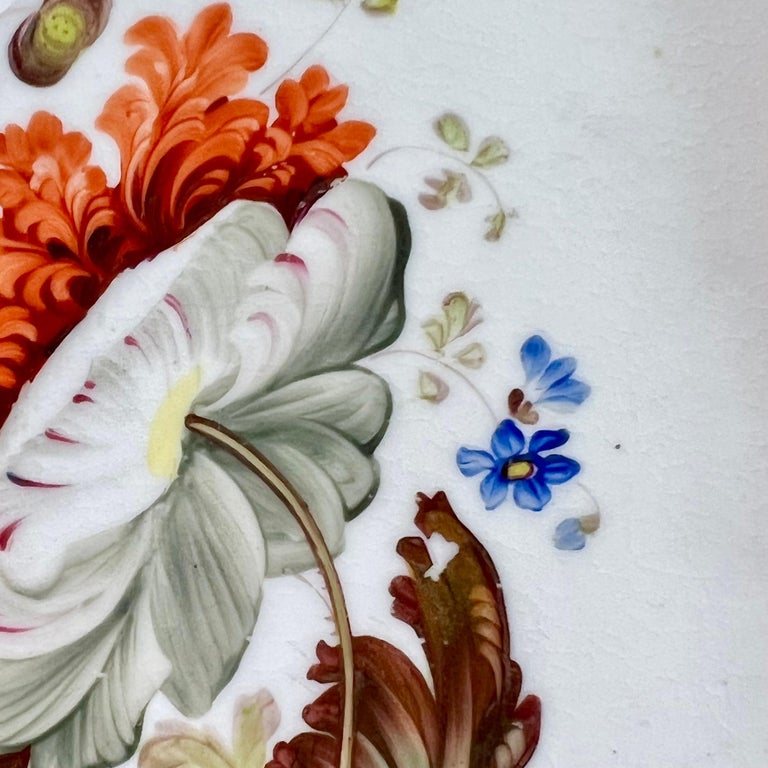 H and R Daniel Rectangular Dish, Shrewsbury Shape, Red Dahlia, Regency ...