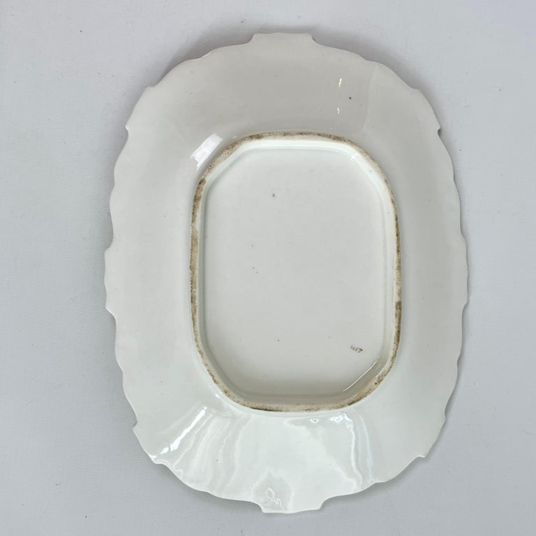 H and R Daniel Rectangular Dish, Shrewsbury Shape, Red Dahlia, Regency ...