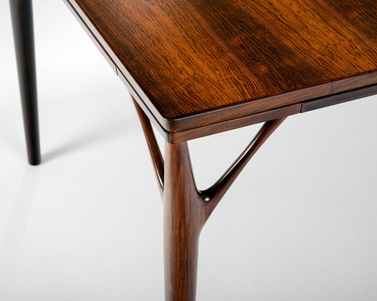 H. Sigh and Son Rosewood Dining Table, Denmark c1960 For Sale at 1stDibs