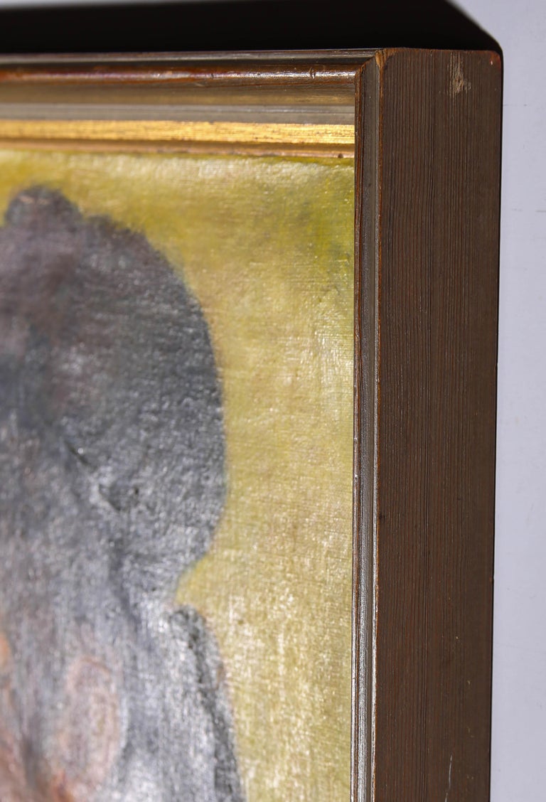 H. Simmonds - H. Simmonds - 1975 Oil, Lady In Lilac For Sale at 1stDibs