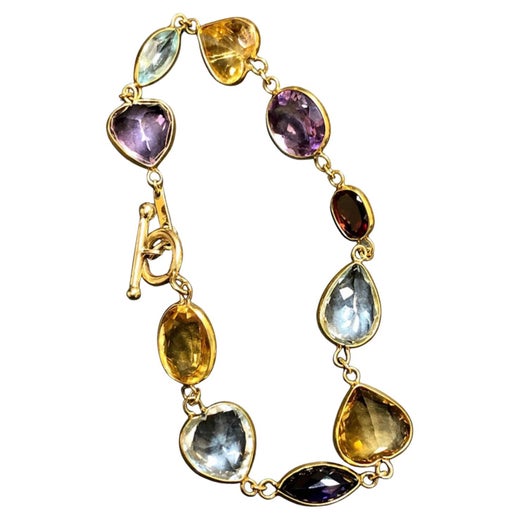 H. Stern Blue Topaz and Yellow Gold Ring at 1stDibs