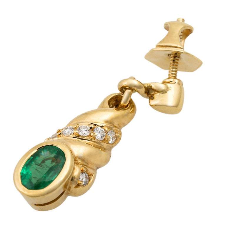 H. Stern Earrings with Emeralds For Sale at 1stDibs