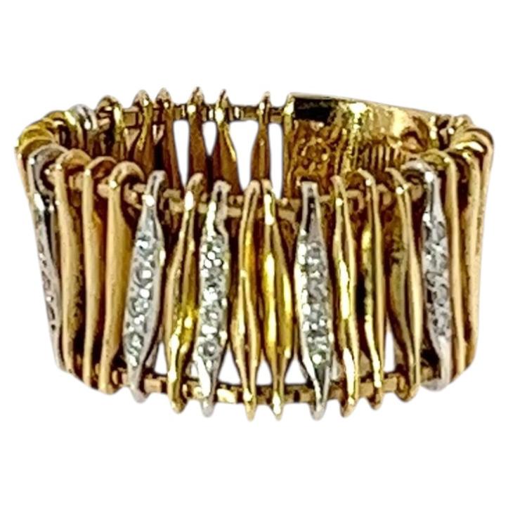 H.Stern 18k Yellow Gold Triple Row Knife Edge Band Ring - Size 6 For ...