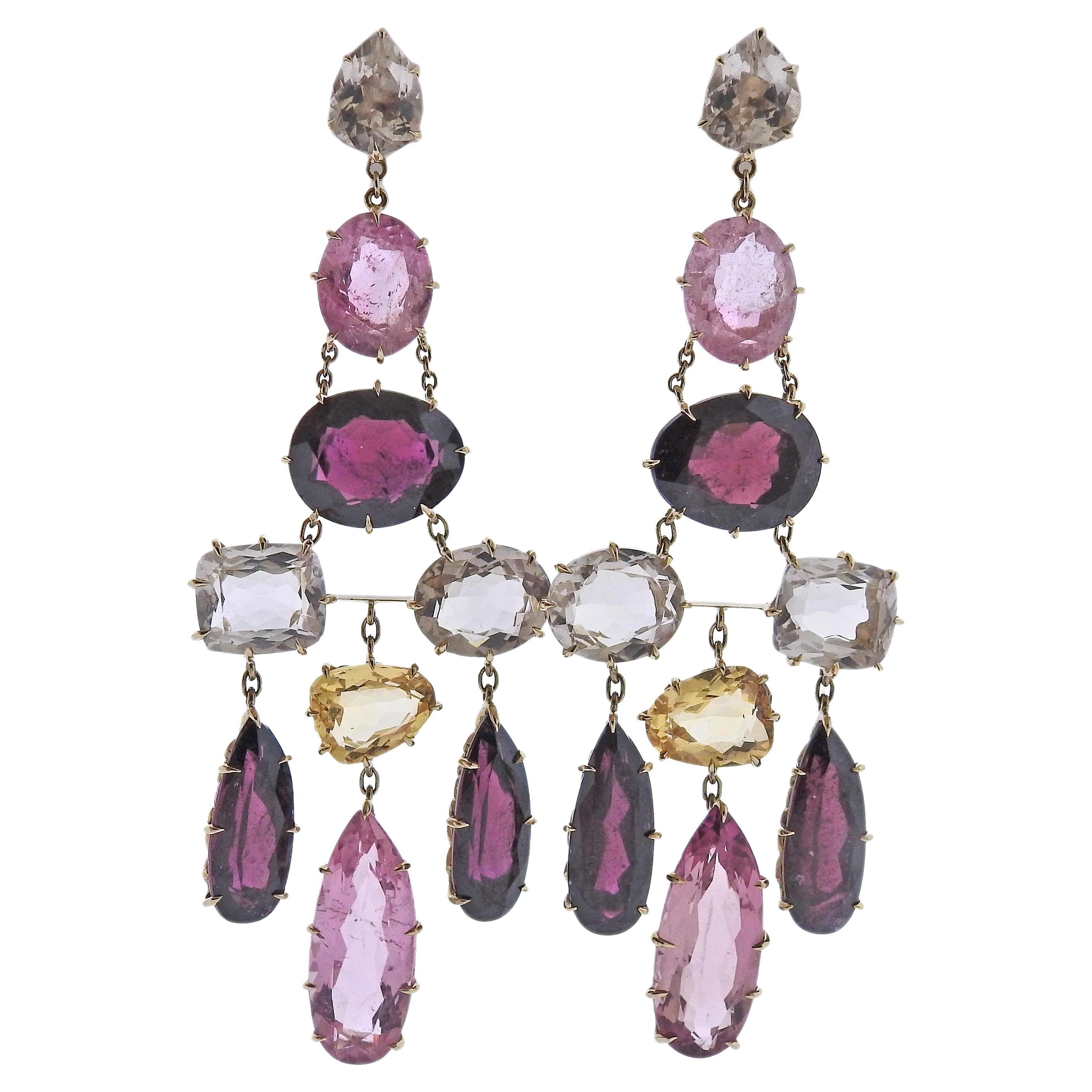 H. Stern Diamond Gold Snowflake Earrings at 1stDibs | h stern earrings ...