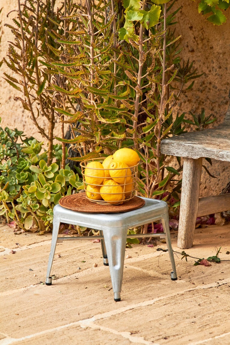H Stool 30 in Tendance Terracotta by Chantal Andriot and Tolix For Sale ...