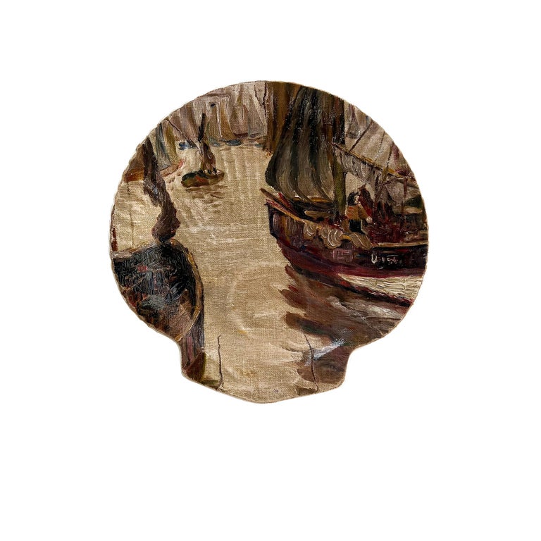 "Haarlem Docks" Wall Art Composition of Decorative Plates and Painting ...
