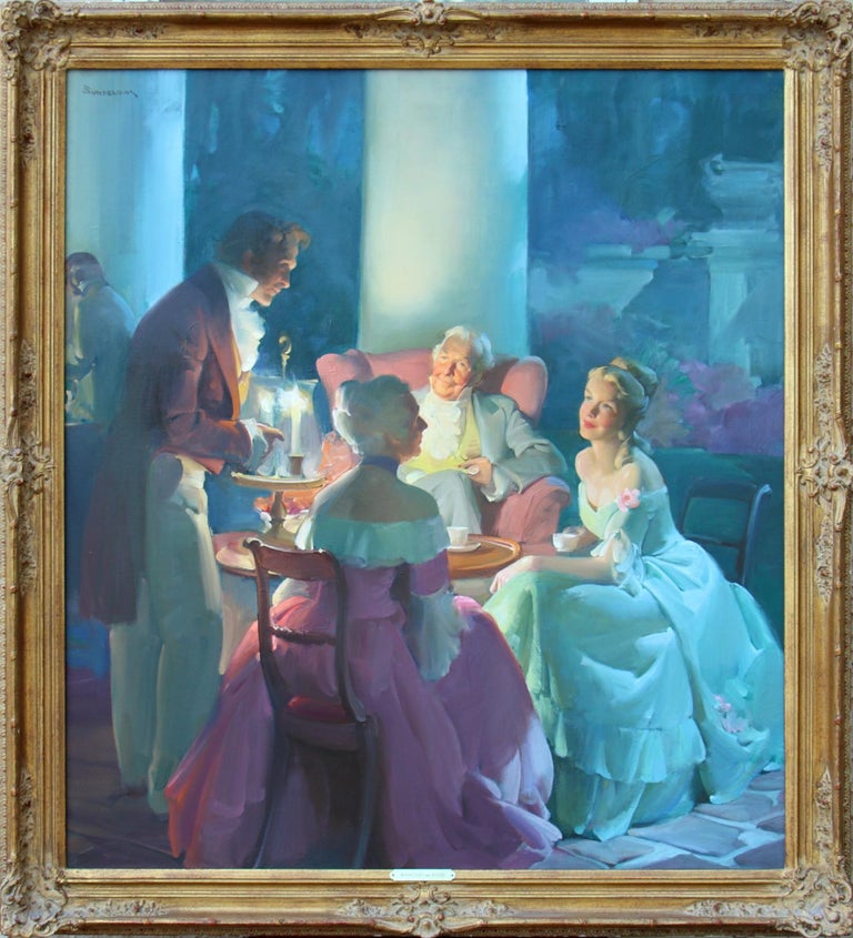 Haddon Hubbard Sundblom - Moonlight and Roses For Sale at 1stDibs ...