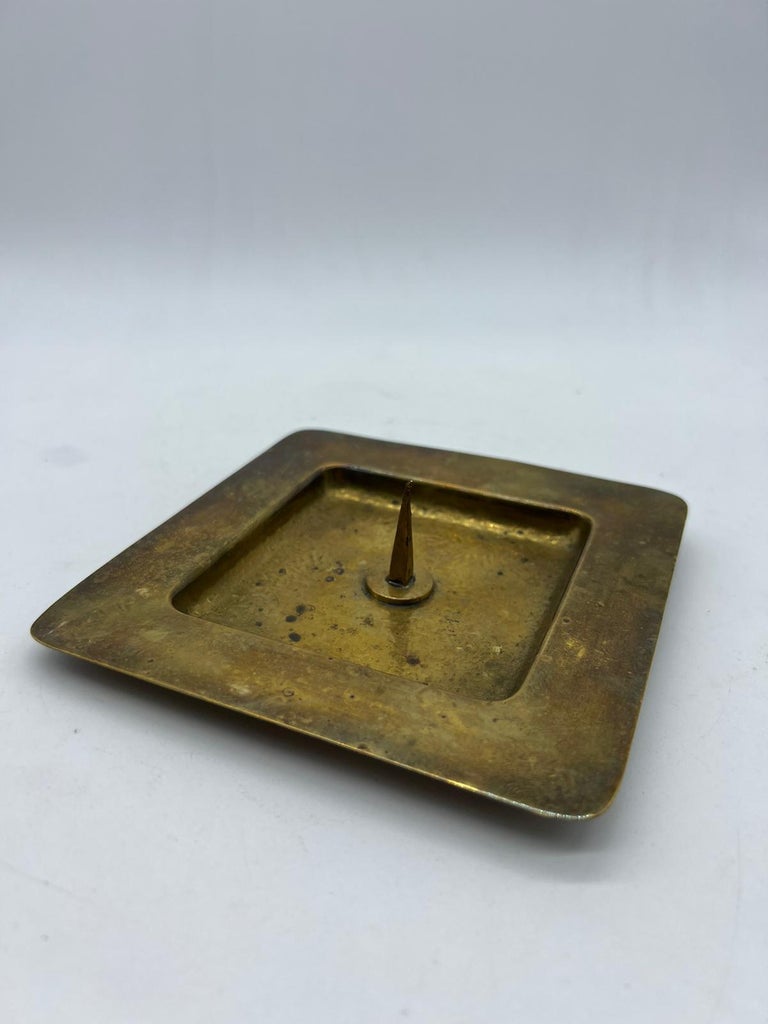 Hagenau Brass Candlestick For Sale at 1stDibs