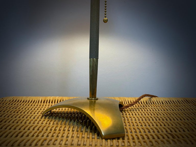 Hagenauer Mid-Century Modern Brass Tripod Table Lamp, 1960s, Austria ...