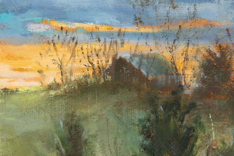 HaiFan Huang - HaiFan Huang Impressionist Original Oil Painting "Sunset ...