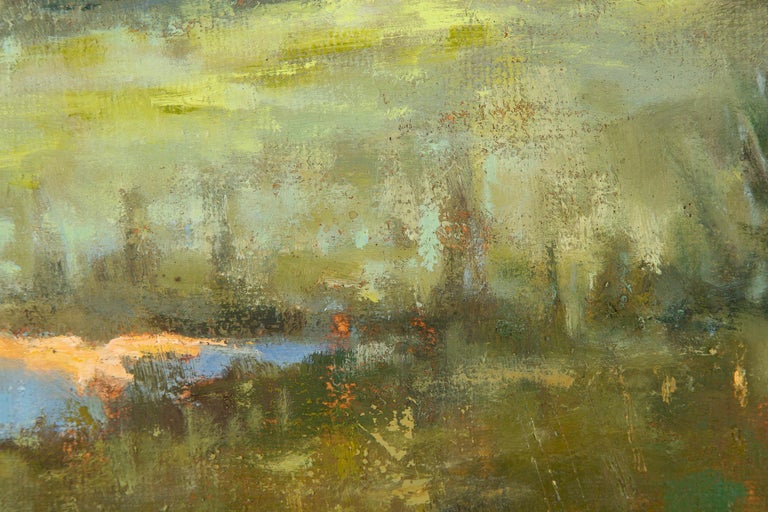 HaiFan Huang - HaiFan Huang Impressionist Original Oil Painting "Sunset ...