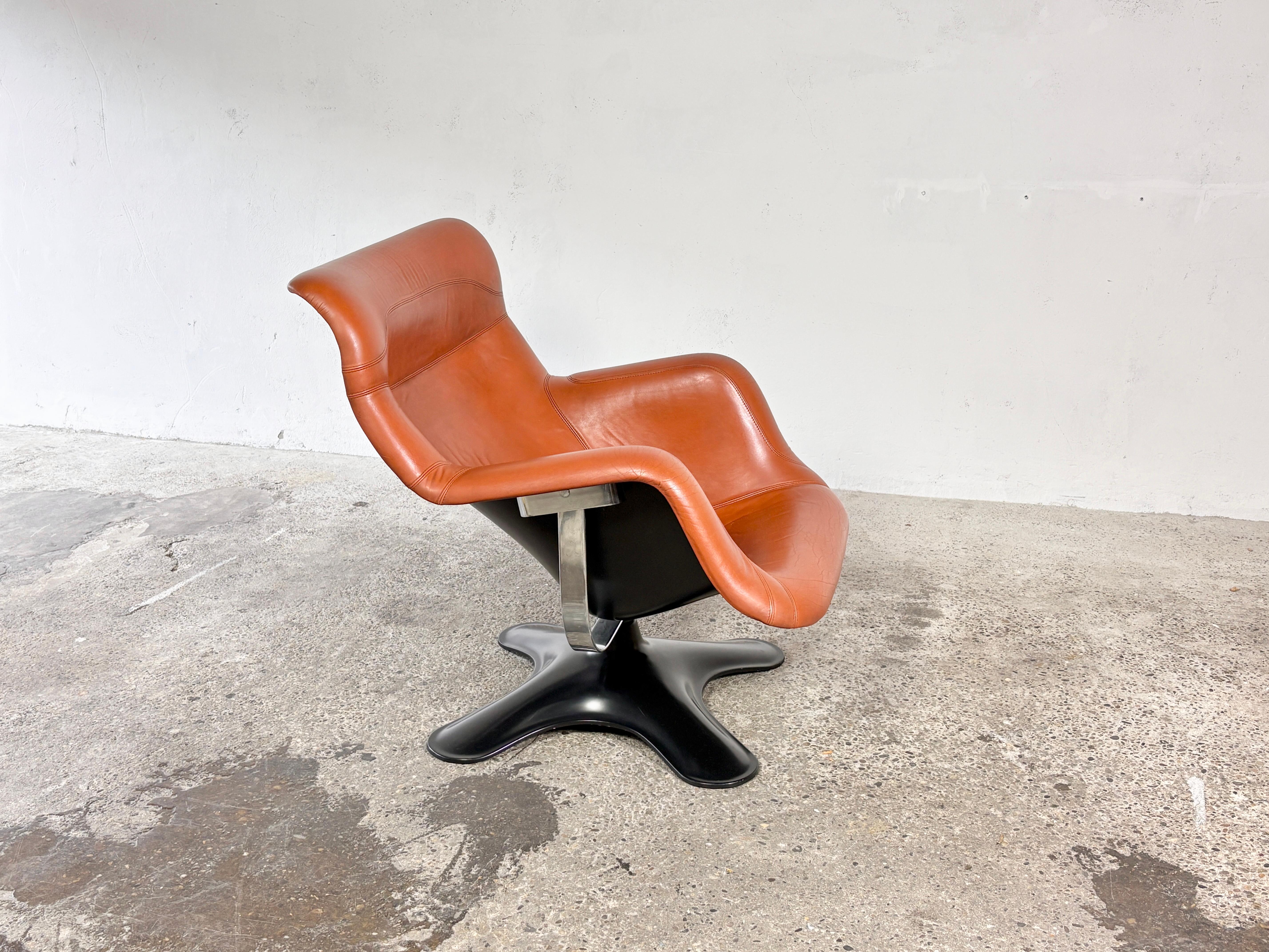 Haimi Oy Karuselli Lounge Chair Designed by Yrjö Kukkapuro For Sale at ...