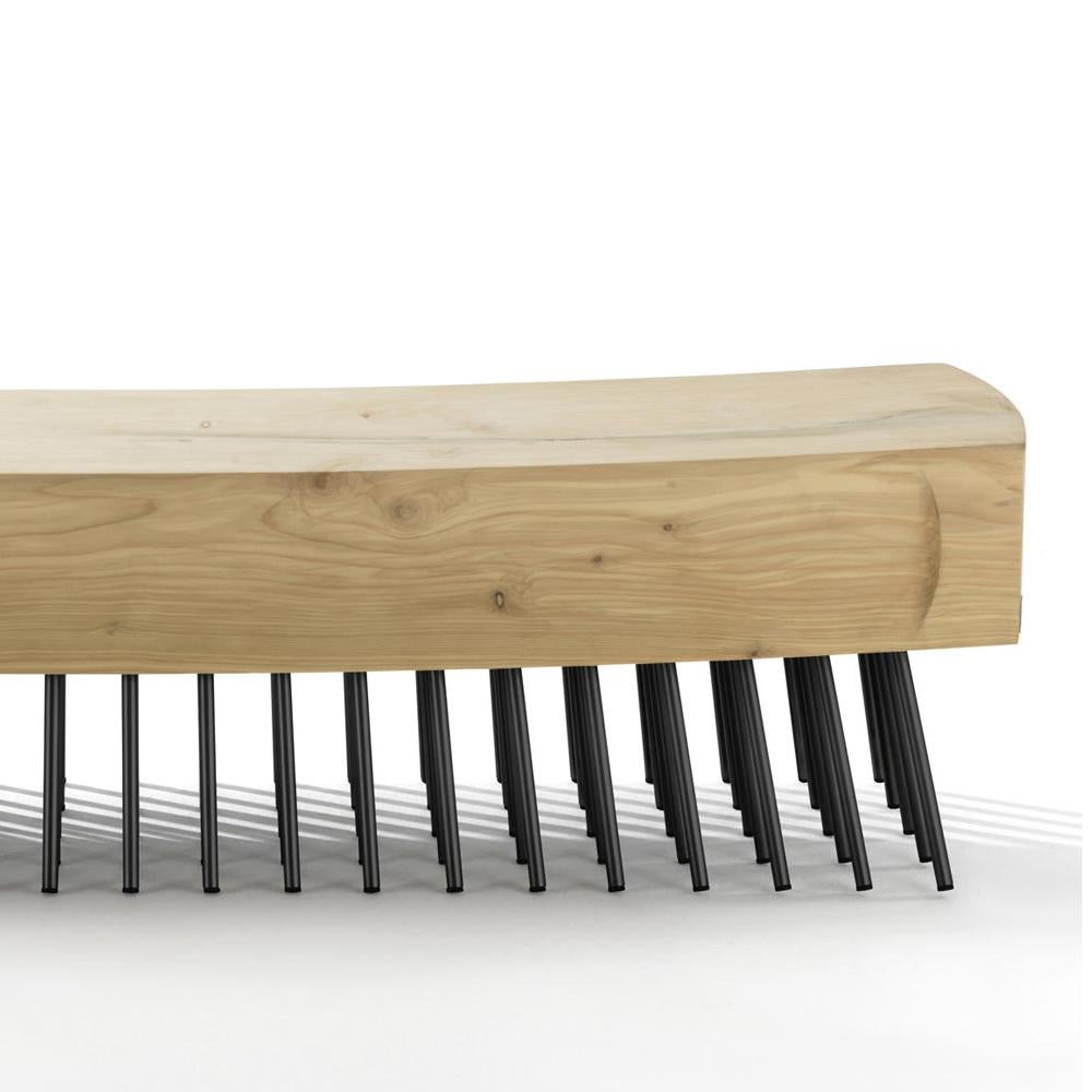 Hair Brush Bench in Solid Natural Cedar at 1stDibs | bench hair brush ...