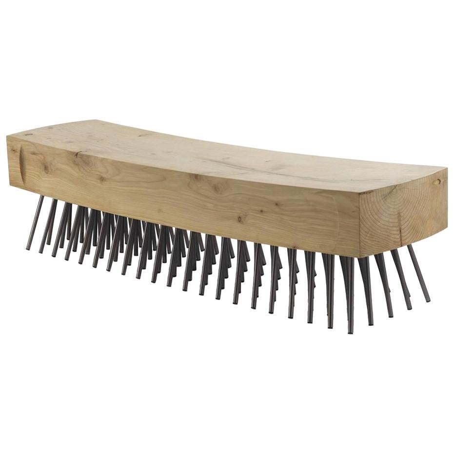 Hair Brush Bench in Solid Natural Cedar at 1stDibs | bench hair brush ...