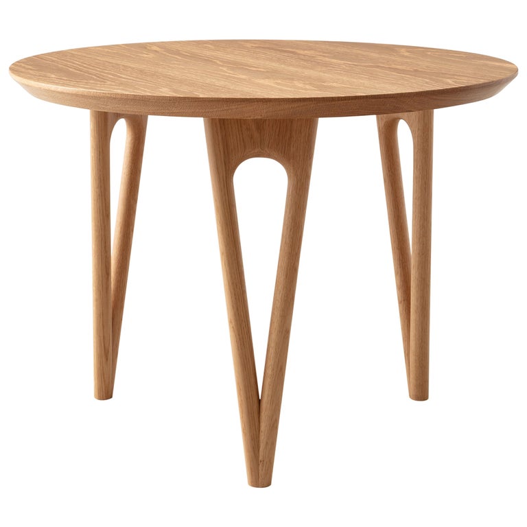 Hair Pin End, Side Table Shown in White Oak 24D x 18H, Made in USA For ...