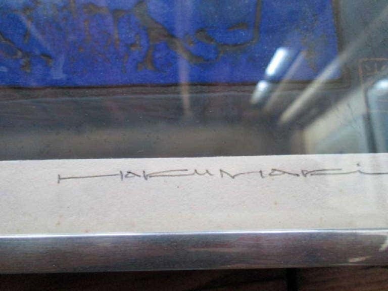 Haku Maki Japanese Woodblock "Poem 69-17" Signed For Sale at 1stDibs ...