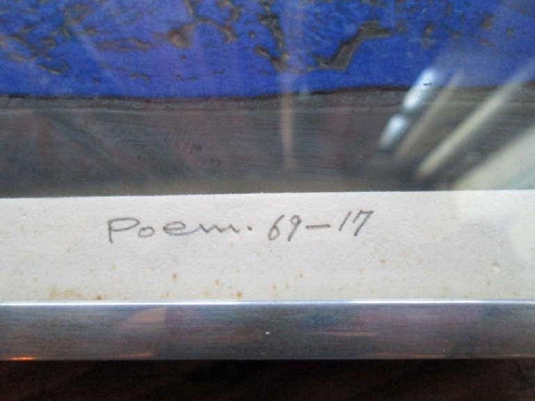 Haku Maki Japanese Woodblock "Poem 69-17" Signed For Sale at 1stDibs ...