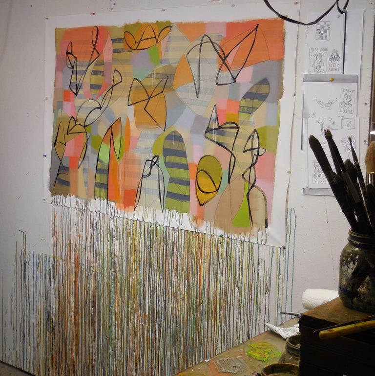 Hal Mayforth - Omnibus, Painting, Acrylic on Canvas For Sale at 1stDibs