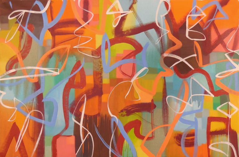 Hal Mayforth - Puzzle, Painting, Acrylic on Canvas For Sale at 1stDibs