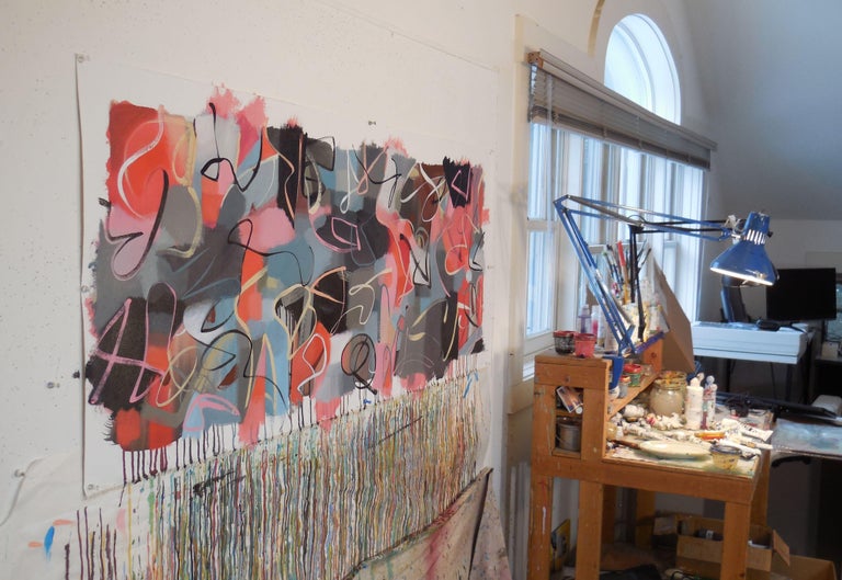 Hal Mayforth - Red House, Painting, Acrylic on Canvas For Sale at 1stDibs