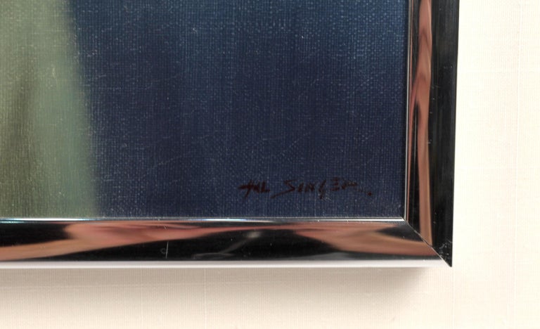 Hal Singer Oil on Canvas Painting of a Woman with Seagulls For Sale at ...