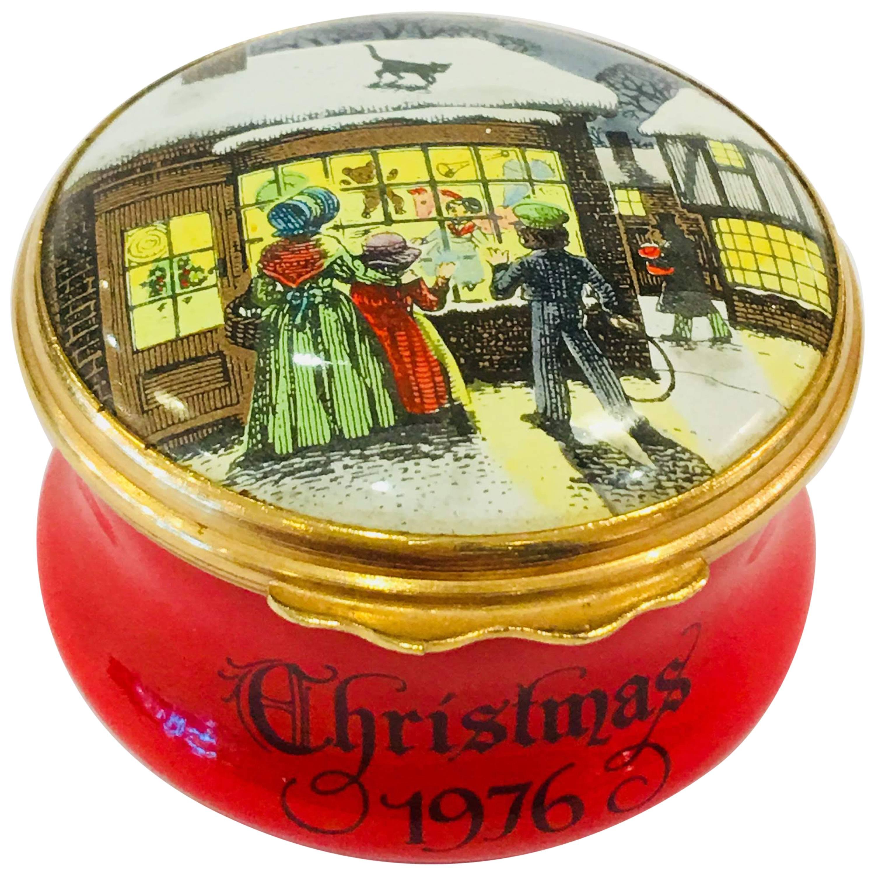 Halcyon Days: Christmas 1976 Box at 1stDibs
