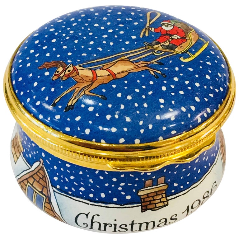 'Halcyon Days' Christmas 1986 Box at 1stDibs