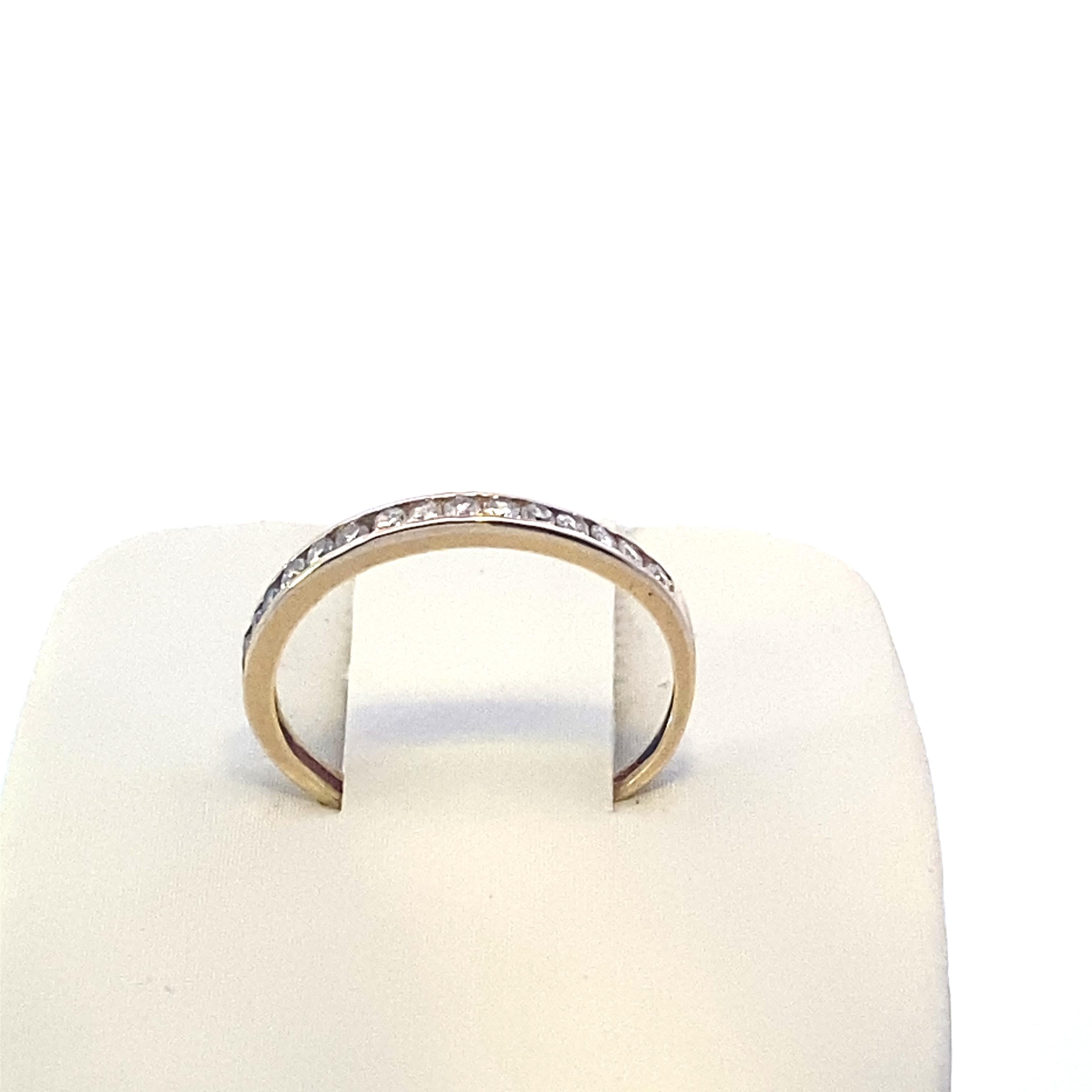 Half Eternity Diamond Band For Sale at 1stDibs
