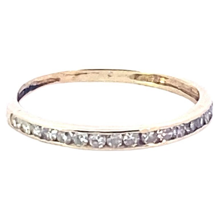 Half Eternity Diamond Band For Sale at 1stDibs