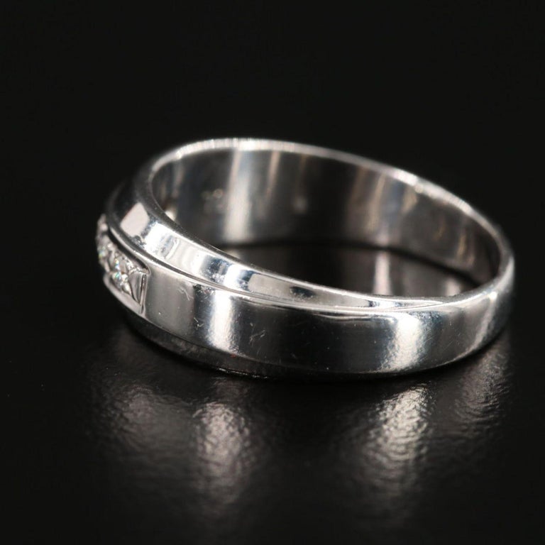 Customizable Half Eternity Round Diamonds Engagement Band, Bridal ...