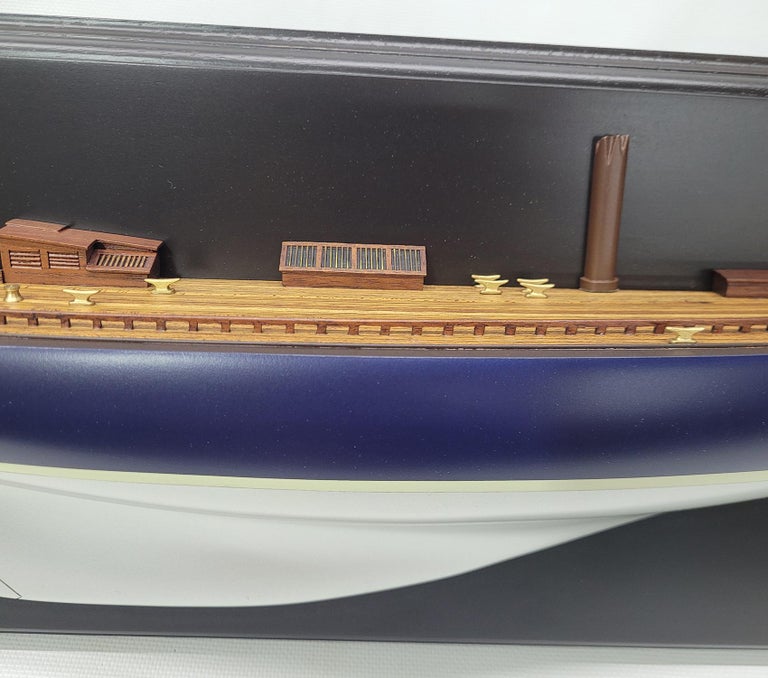 Half Model of the J Class Yacht Endeavor - Gold For Sale at 1stDibs