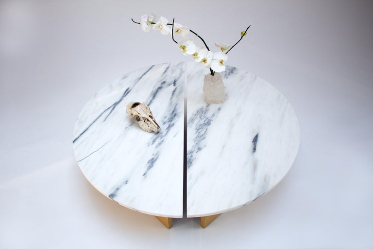 Half Moon Coffee Table at 1stDibs | half moon shaped coffee table, half ...