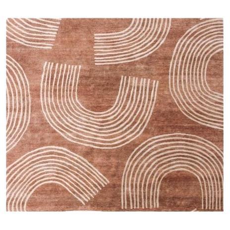 Moooi Small Quiet Collection Erosion Moon Round Rug in Wool For Sale at ...